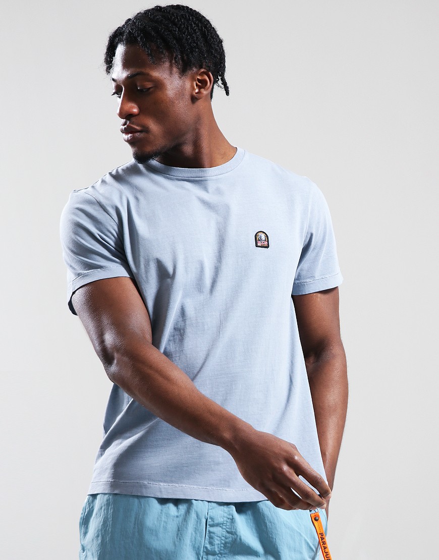 Parajumpers Patch T-Shirt Blue Stone - Terraces Menswear