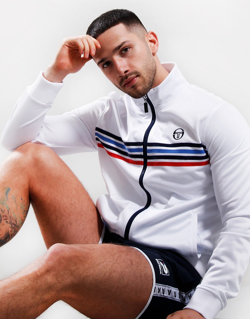 Sergio Tacchini New Varena Track Top White - Terraces Menswear