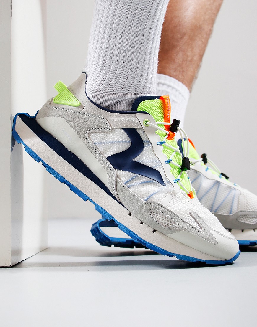 Victoria Wing Tech Mountain Trainers Blanco - Terraces Menswear