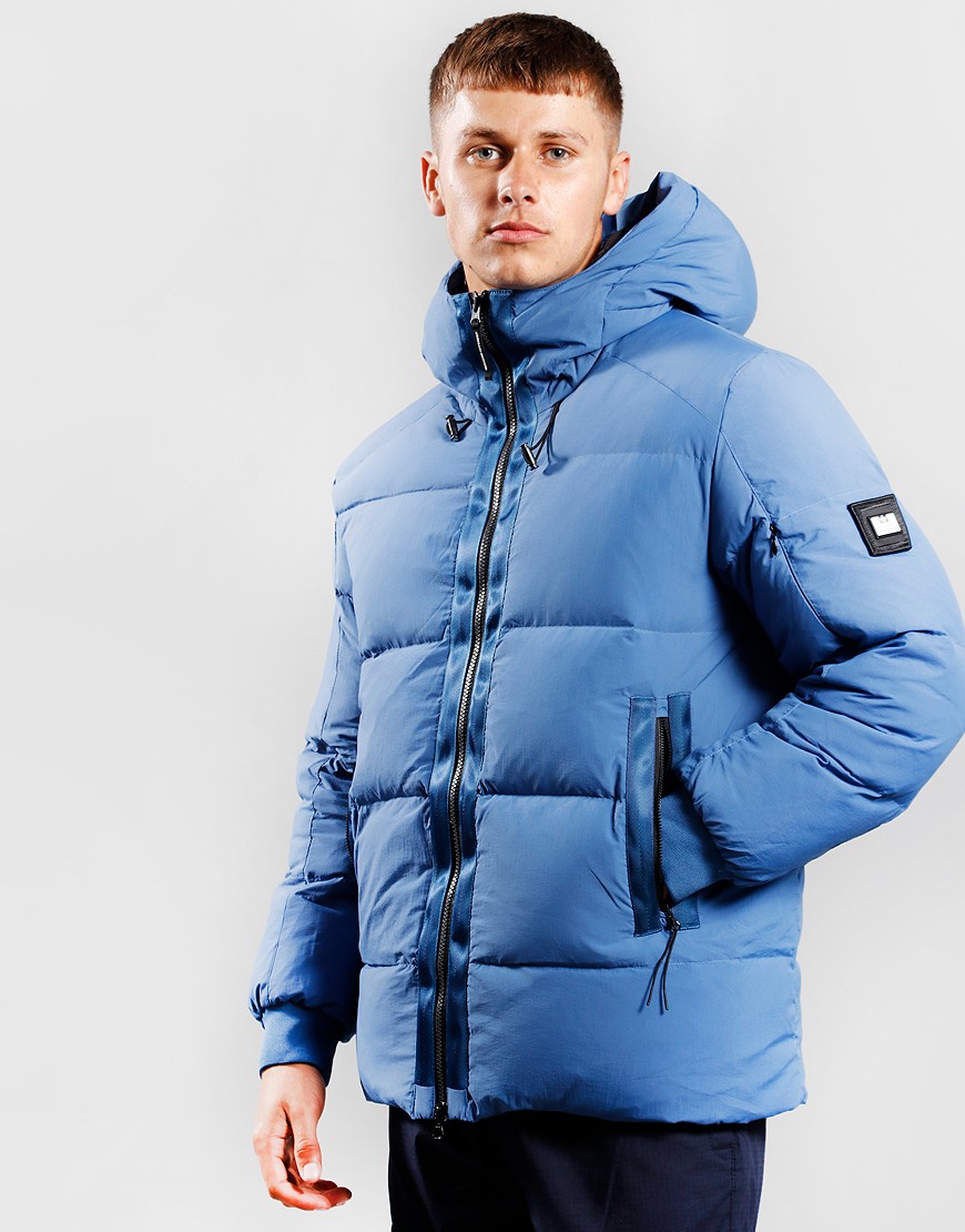 Weekend Offender Amsterdam Down Jacket Deep Blue - Terraces Menswear