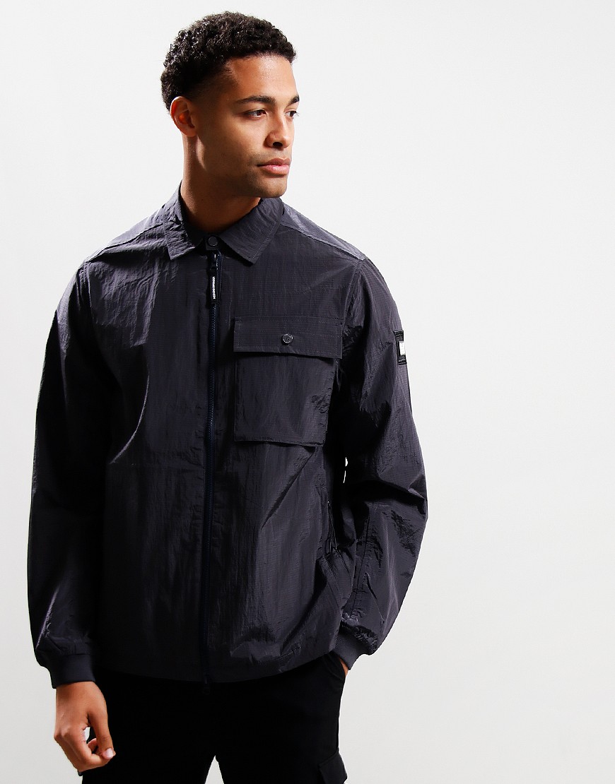 Weekend Offender Arapu Overshirt Greystone - Terraces Menswear