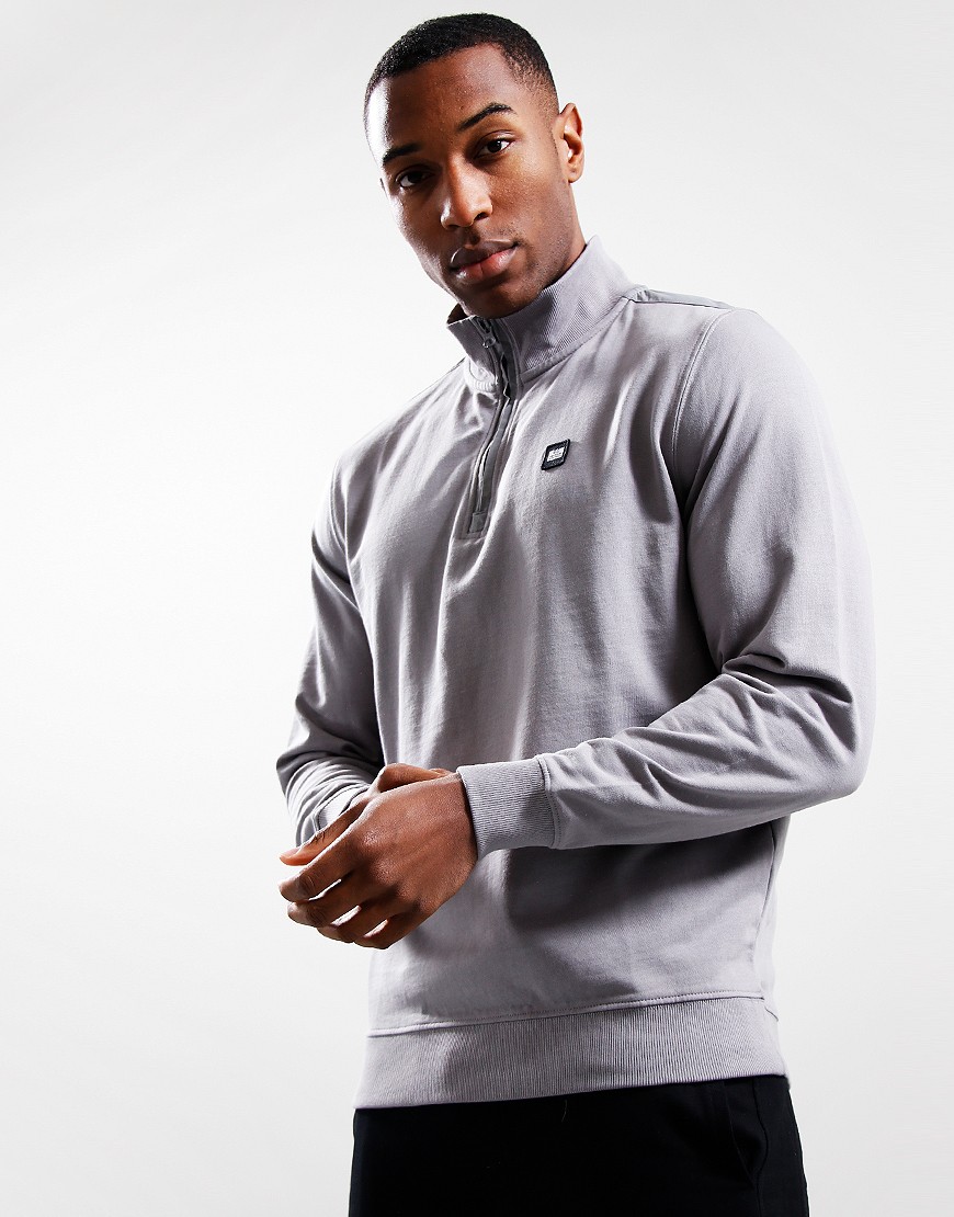 Weekend Offender Bragg Sweat Mid Grey - Terraces Menswear