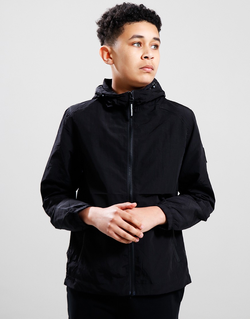 Weekend Offender Kids Klondike Jacket Black - Terraces Menswear