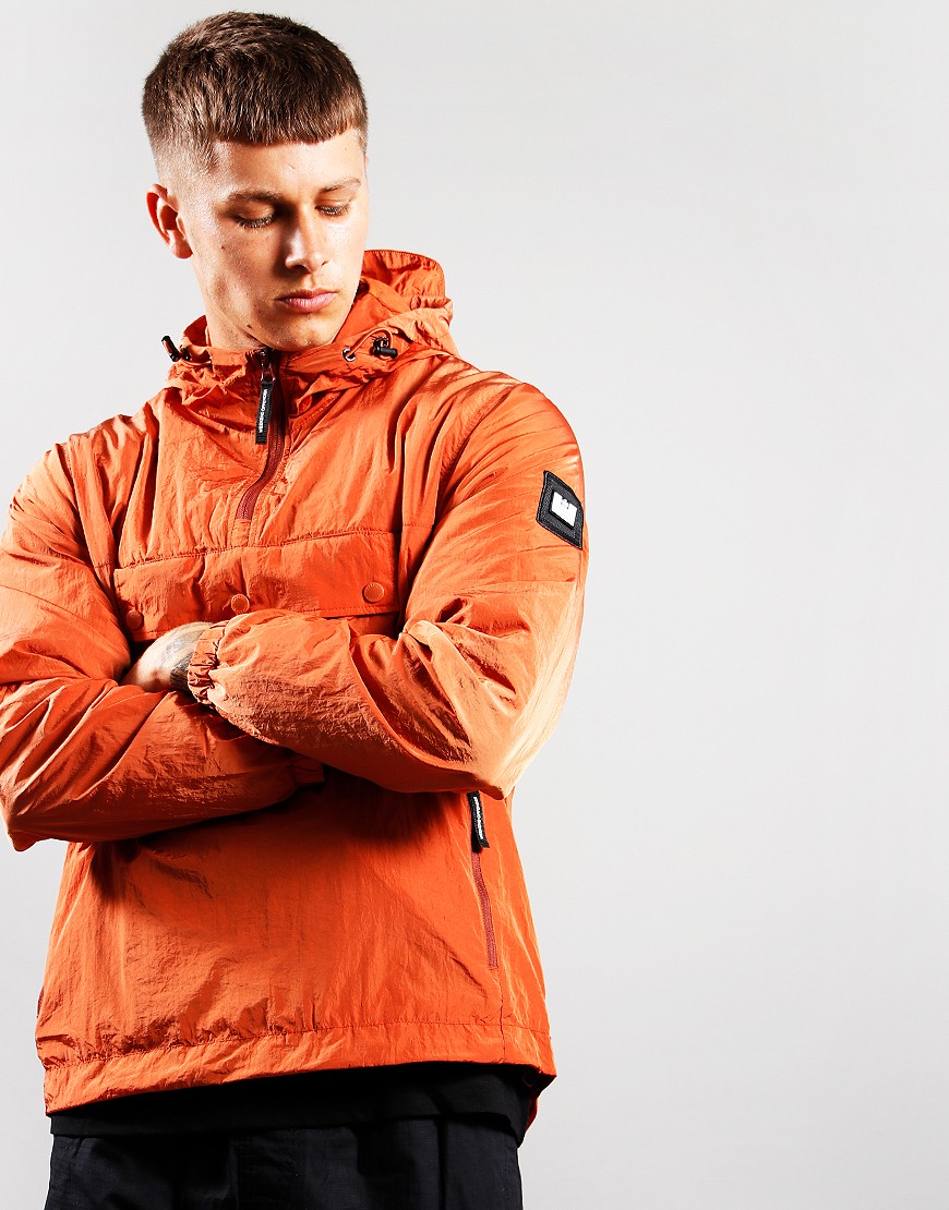 Weekend Offender Manaus Over The Head Jacket Copper - Terraces Menswear