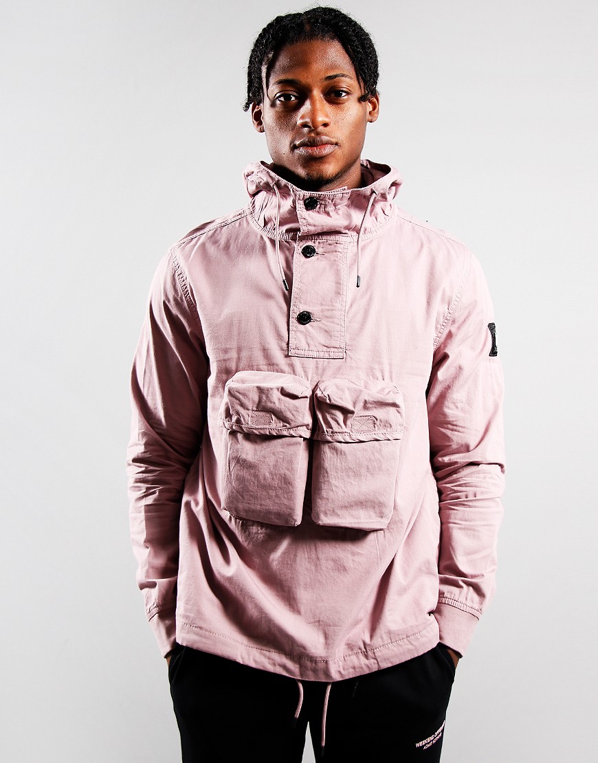 Weekend Offender Silver Puffs Jacket Dust Rose - Terraces Menswear