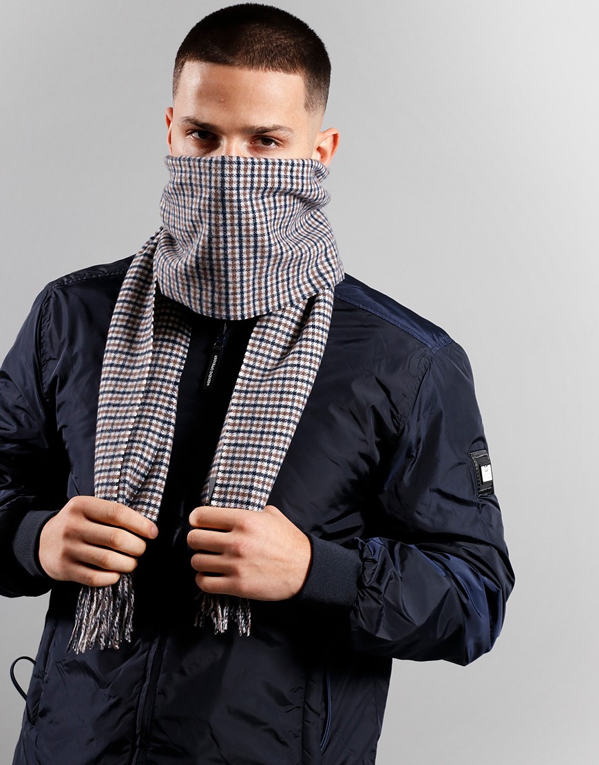 Weekend Offender Volkanovski Scarf Check - Terraces Menswear