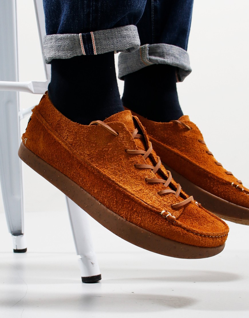 YOGI Finn Reverse Shoes Chestnut Brown - Terraces Menswear