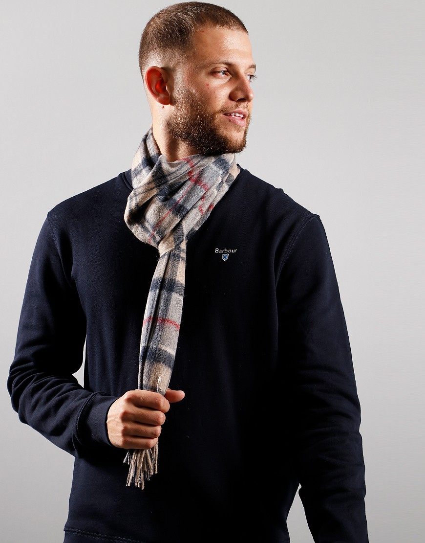 Barbour Cashmere Scarf Dress Tartan - Terraces Menswear